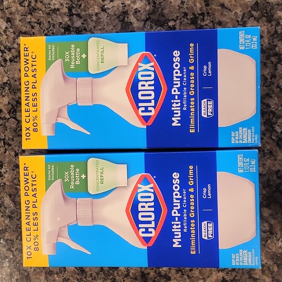 Clorox | Bath | Lot Of 2 Clorox Multipurpose Refillable Cleaner W ...